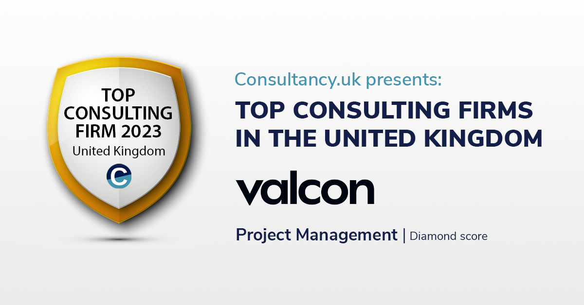 Valcon UK Recognised as Top Five UK Consultancy - Valcon